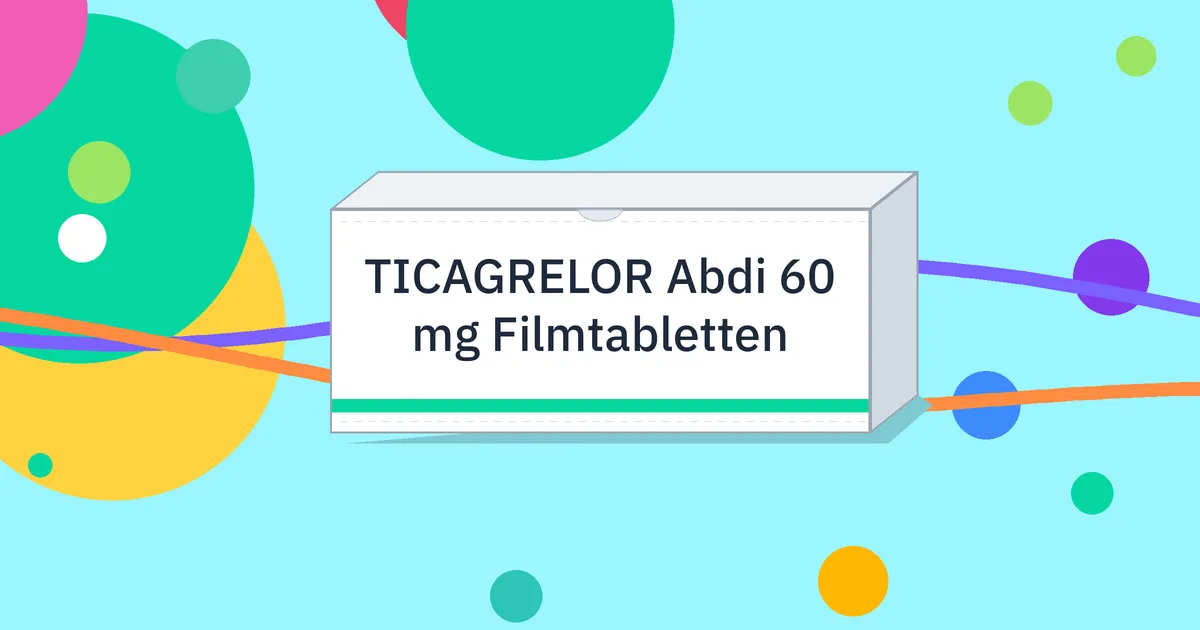 Symbolbild: Packung mit der Aufschrift TICAGRELOR Abdi 60 mg Filmtabletten (PZN 19456180) – Verfügbarkeit und Bezug in Apotheken in Frankfurt am Main