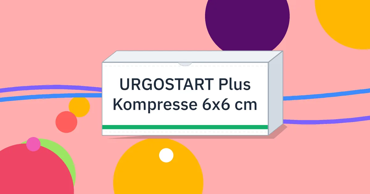 Symbolbild: Packung mit der Aufschrift URGOSTART Plus Kompresse 6x6 cm (PZN 12596110) – Verfügbarkeit und Bezug in Apotheken in Frankfurt am Main