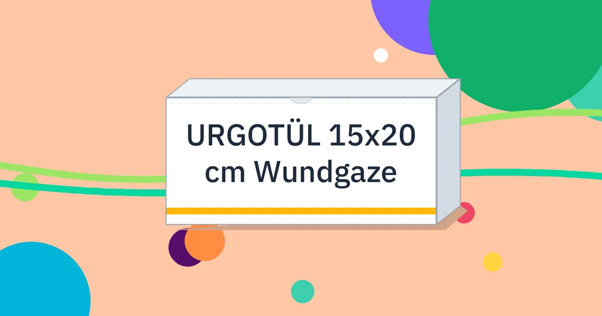 Symbolbild: Packung mit der Aufschrift URGOTÜL 15x20 cm Wundgaze (PZN 18718382) – Verfügbarkeit und Bezug in Apotheken in Frankfurt am Main