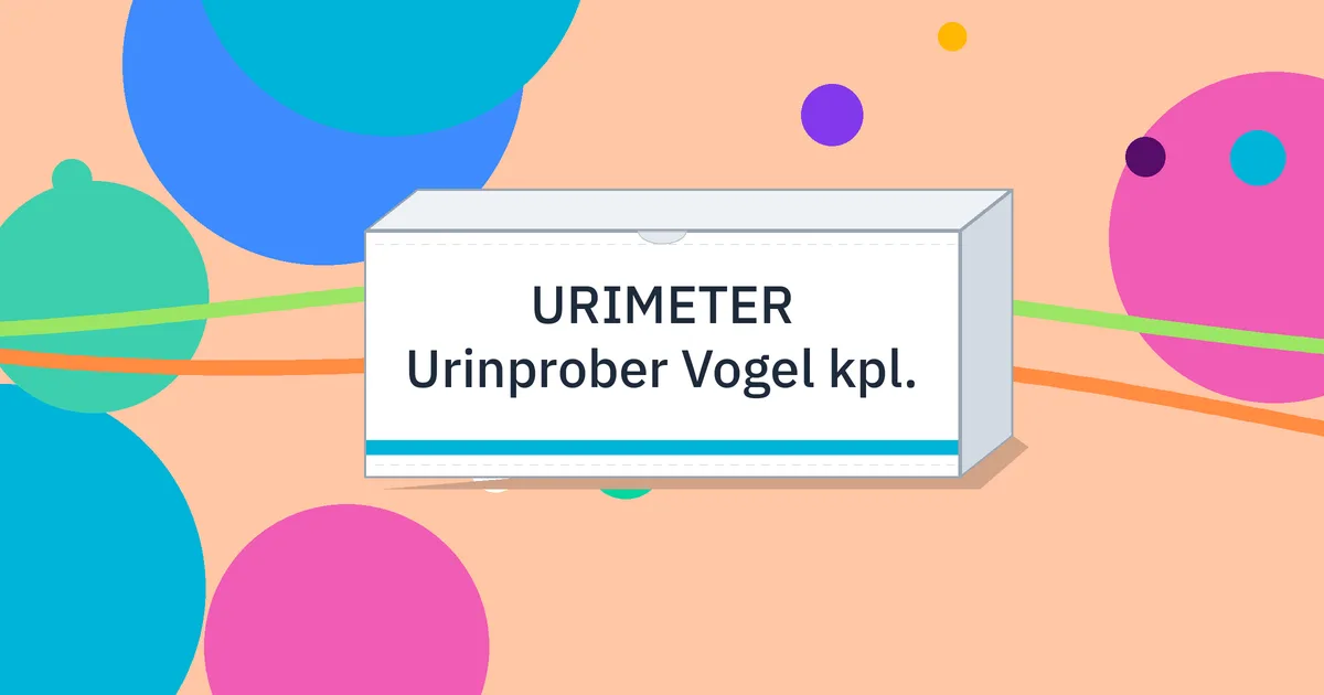 Symbolbild: Packung mit der Aufschrift URIMETER Urinprober Vogel kpl. (PZN 04865895) – Verfügbarkeit und Bezug in Apotheken in Frankfurt am Main