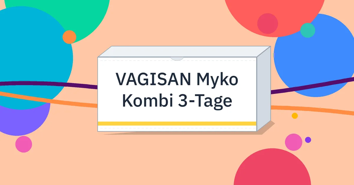 Symbolbild: Packung mit der Aufschrift VAGISAN Myko Kombi 3-Tage (PZN 15373698) – Verfügbarkeit und Bezug in Apotheken in Frankfurt am Main