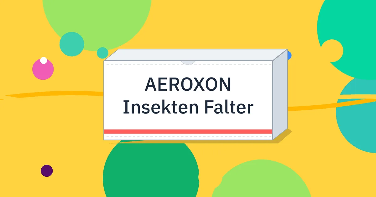 Symbolbild: Packung mit der Aufschrift AEROXON Insekten Falter (PZN 08750404) – Verfügbarkeit und Bezug in Apotheken in Frankfurt am Main