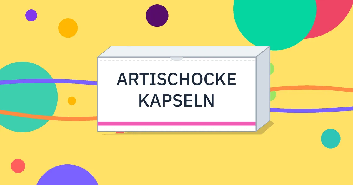 Symbolbild: Packung mit der Aufschrift ARTISCHOCKE KAPSELN (PZN 10340346) – Verfügbarkeit und Bezug in Apotheken in Frankfurt am Main