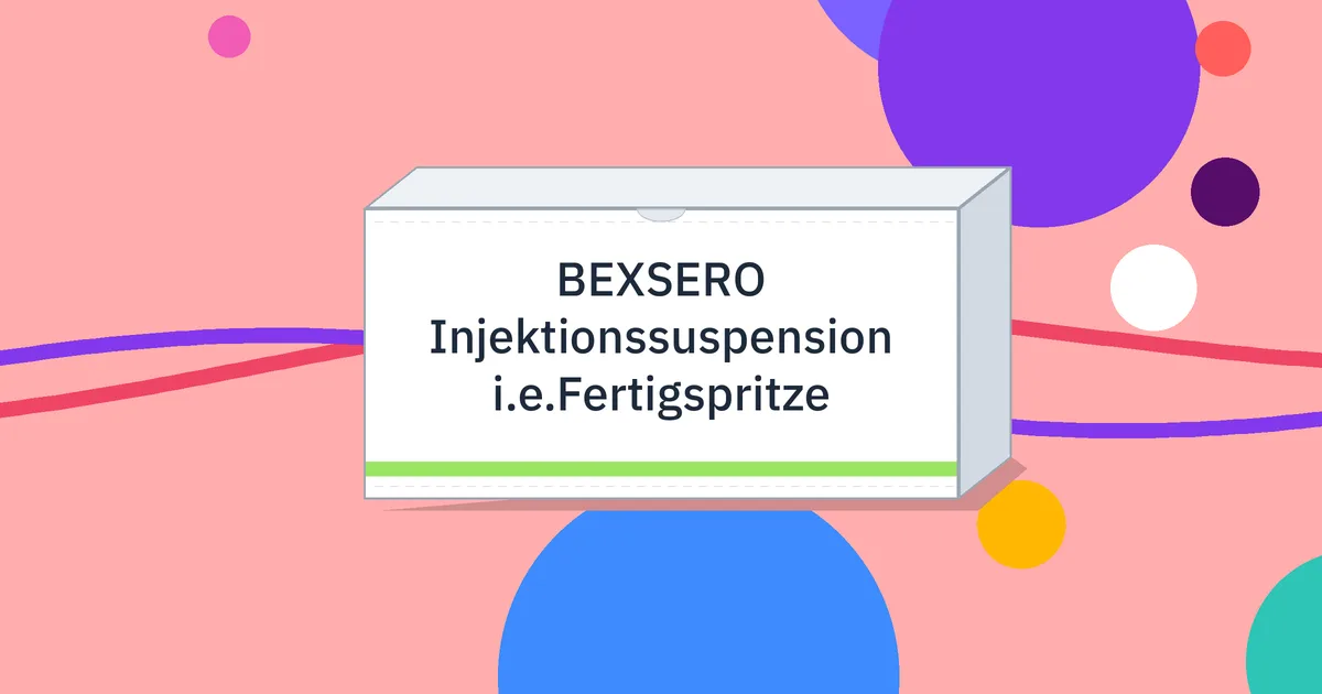 Symbolbild: Packung mit der Aufschrift BEXSERO Injektionssuspension i.e.Fertigspritze (PZN 16923563) – Verfügbarkeit und Bezug in Apotheken in Frankfurt am Main
