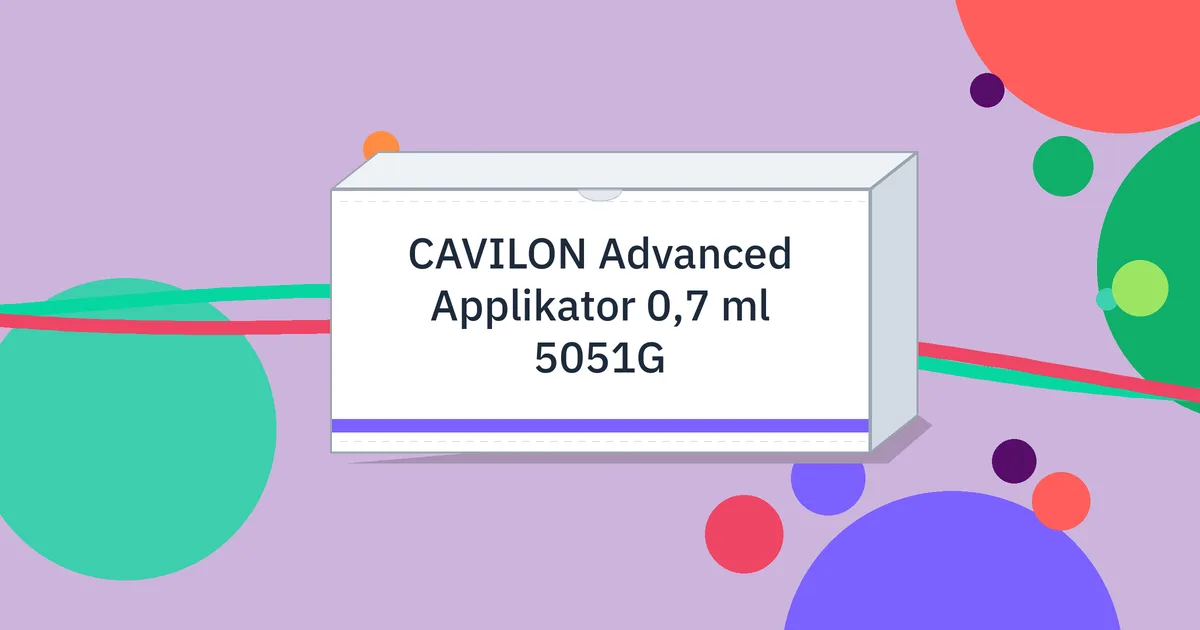 Symbolbild: Packung mit der Aufschrift CAVILON Advanced Applikator 0,7 ml 5051G (PZN 16397703) – Verfügbarkeit und Bezug in Apotheken in Frankfurt am Main