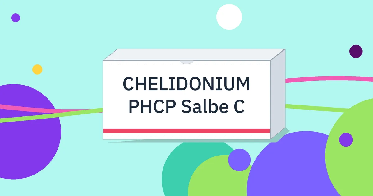 Symbolbild: Packung mit der Aufschrift CHELIDONIUM PHCP Salbe C (PZN 10921238) – Verfügbarkeit und Bezug in Apotheken in Frankfurt am Main