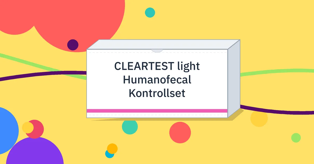 Symbolbild: Packung mit der Aufschrift CLEARTEST light Humanofecal Kontrollset (PZN 18781452) – Verfügbarkeit und Bezug in Apotheken in Frankfurt am Main