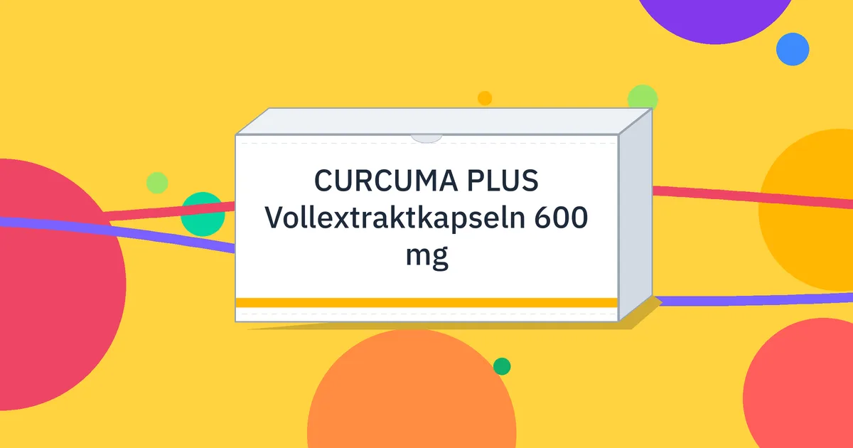 Symbolbild: Packung mit der Aufschrift CURCUMA PLUS Vollextraktkapseln 600 mg (PZN 10627295) – Verfügbarkeit und Bezug in Apotheken in Frankfurt am Main