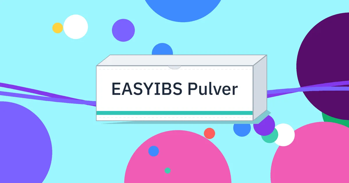 Symbolbild: Packung mit der Aufschrift EASYIBS Pulver (PZN 18263450) – Verfügbarkeit und Bezug in Apotheken in Frankfurt am Main