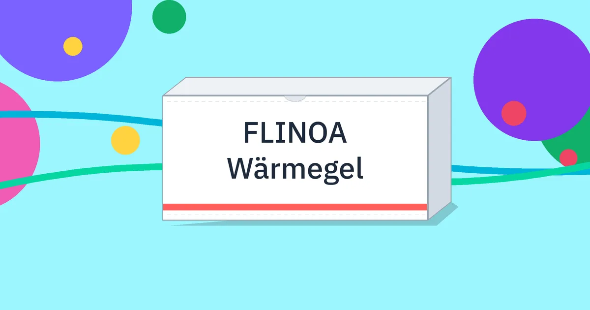 Symbolbild: Packung mit der Aufschrift FLINOA Wärmegel (PZN 19845697) – Verfügbarkeit und Bezug in Apotheken in Frankfurt am Main