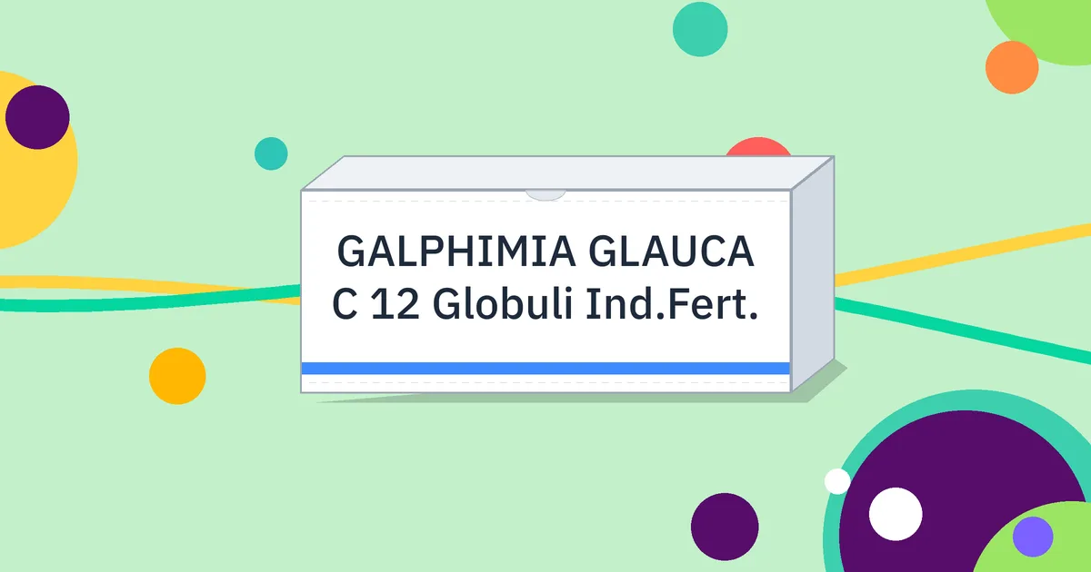 Symbolbild: Packung mit der Aufschrift GALPHIMIA GLAUCA C 12 Globuli Ind.Fert. (PZN 17652089) – Verfügbarkeit und Bezug in Apotheken in Frankfurt am Main
