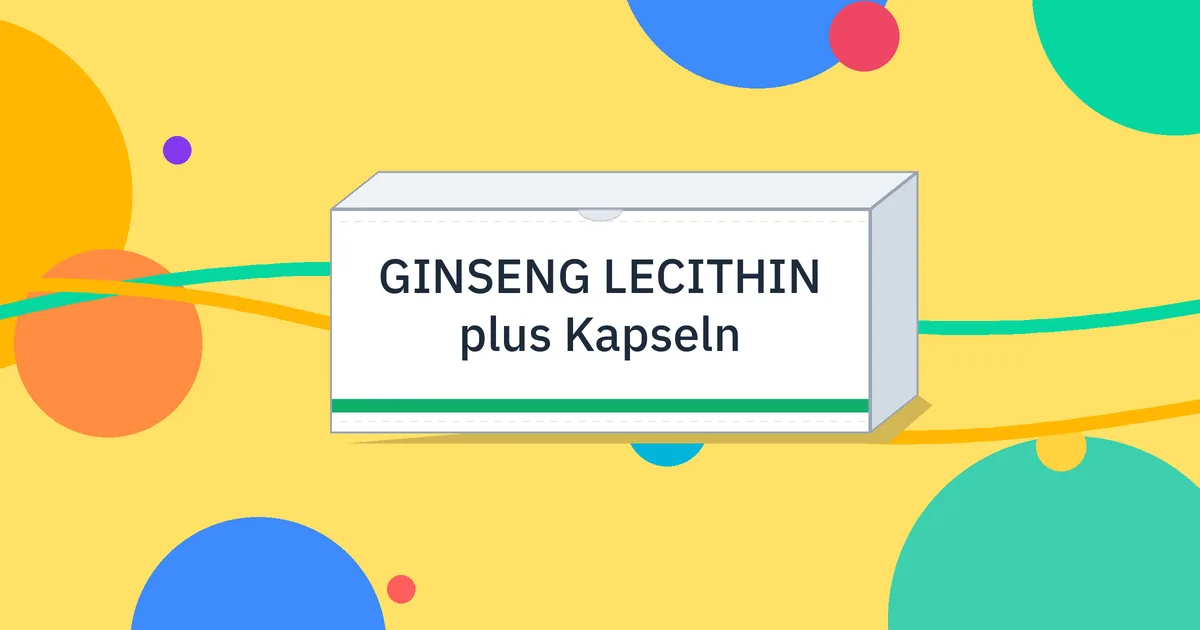 Symbolbild: Packung mit der Aufschrift GINSENG LECITHIN plus Kapseln (PZN 07590341) – Verfügbarkeit und Bezug in Apotheken in Frankfurt am Main