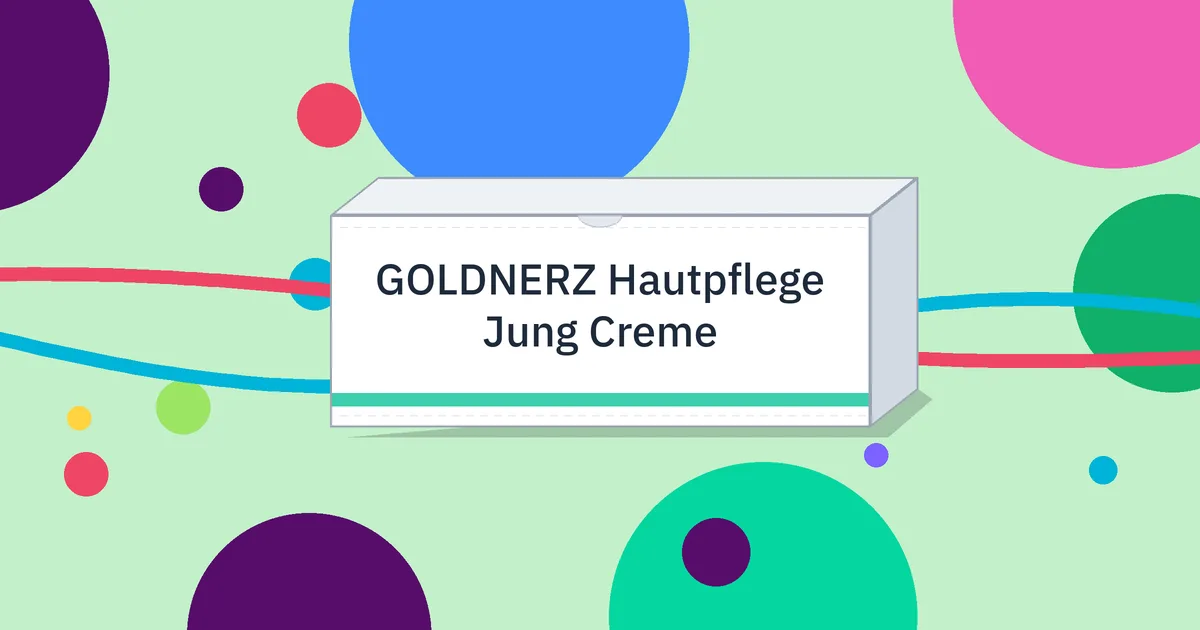 Symbolbild: Packung mit der Aufschrift GOLDNERZ Hautpflege Jung Creme (PZN 01045499) – Verfügbarkeit und Bezug in Apotheken in Frankfurt am Main