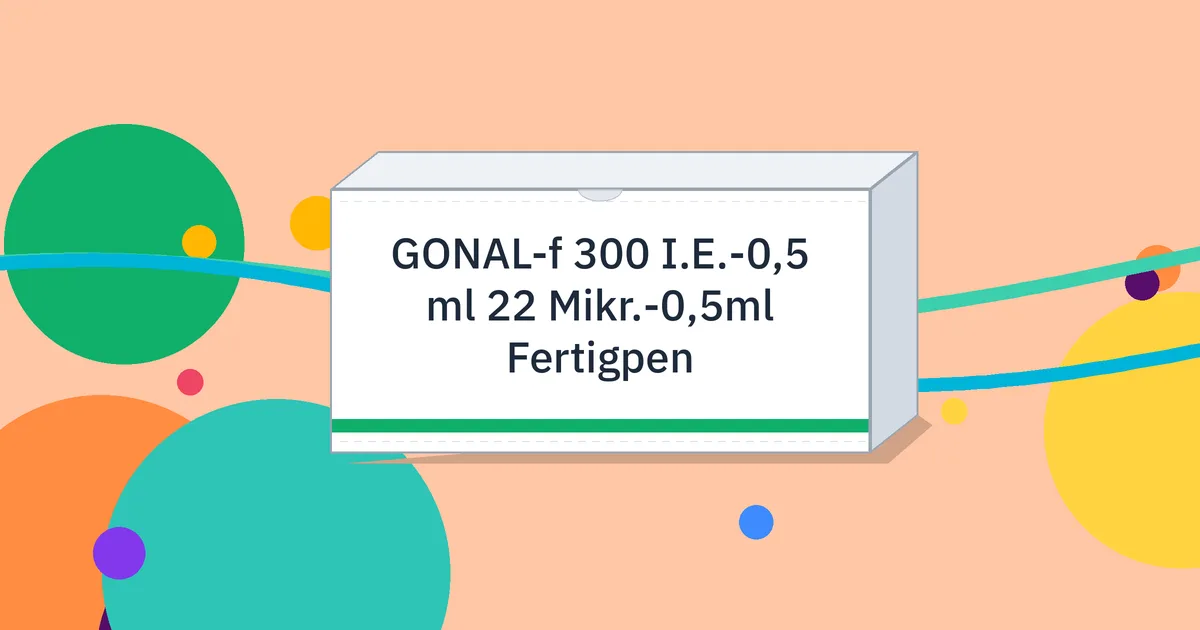 Symbolbild: Packung mit der Aufschrift GONAL-f 300 I.E.-0,5 ml 22 Mikr.-0,5ml Fertigpen (PZN 11617175) – Verfügbarkeit und Bezug in Apotheken in Frankfurt am Main