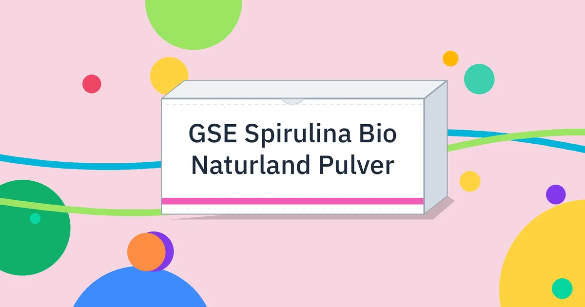 Symbolbild: Packung mit der Aufschrift GSE Spirulina Bio Naturland Pulver (PZN 12896898) – Verfügbarkeit und Bezug in Apotheken in Frankfurt am Main