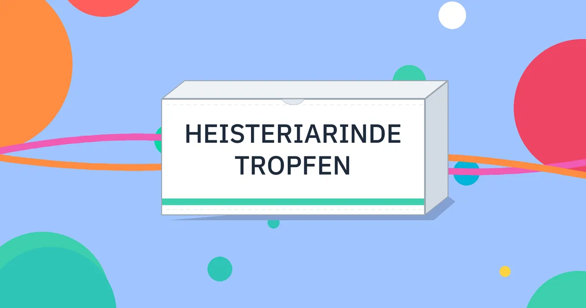 Symbolbild: Packung mit der Aufschrift HEISTERIARINDE TROPFEN (PZN 14283740) – Verfügbarkeit und Bezug in Apotheken in Frankfurt am Main