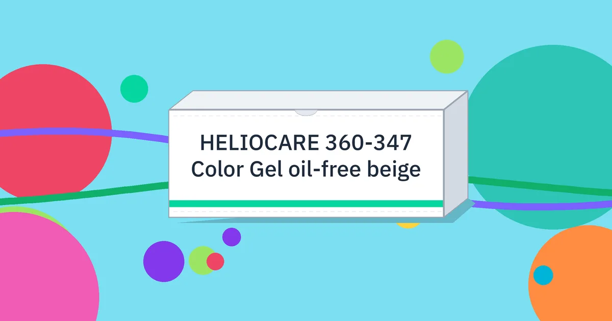 Symbolbild: Packung mit der Aufschrift HELIOCARE 360-347 Color Gel oil-free beige (PZN 13922296) – Verfügbarkeit und Bezug in Apotheken in Frankfurt am Main