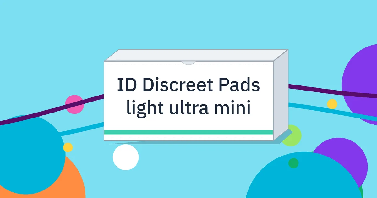 Symbolbild: Packung mit der Aufschrift ID Discreet Pads light ultra mini (PZN 19489989) – Verfügbarkeit und Bezug in Apotheken in Frankfurt am Main