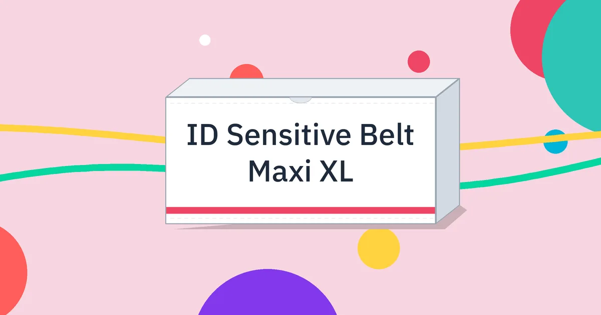 Symbolbild: Packung mit der Aufschrift ID Sensitive Belt Maxi XL (PZN 19893182) – Verfügbarkeit und Bezug in Apotheken in Frankfurt am Main