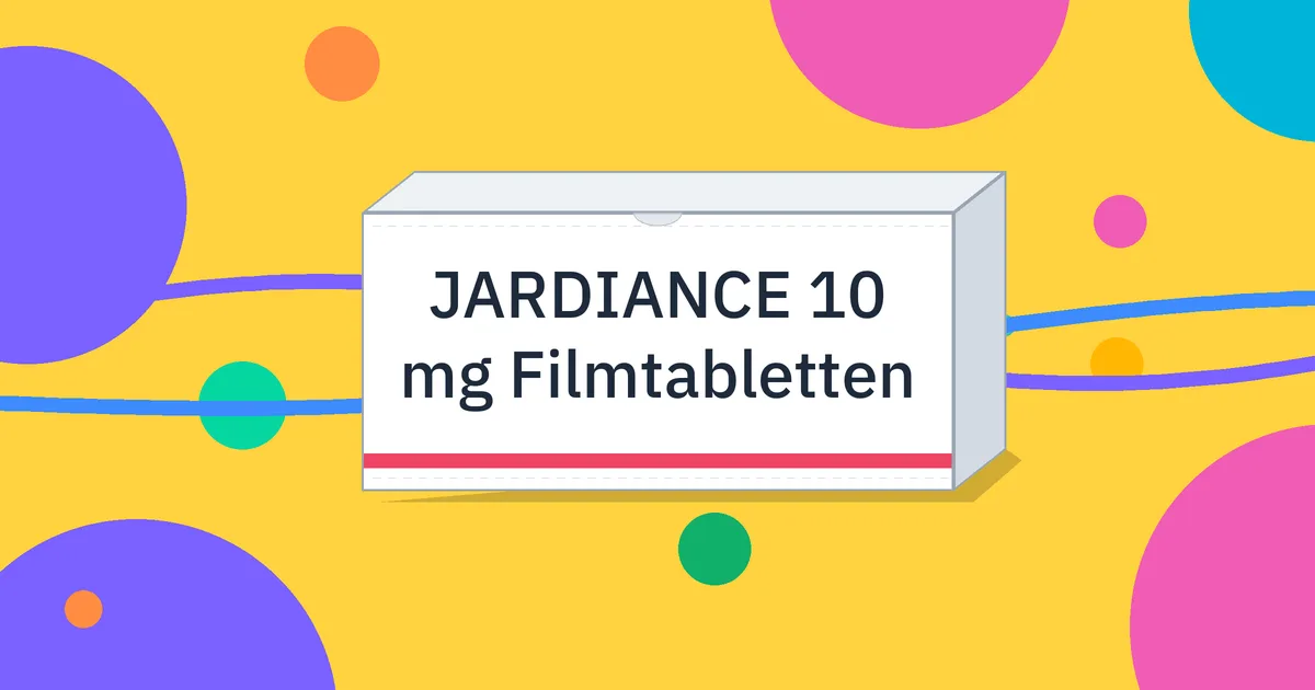 Symbolbild: Packung mit der Aufschrift JARDIANCE 10 mg Filmtabletten (PZN 19779210) – Verfügbarkeit und Bezug in Apotheken in Frankfurt am Main