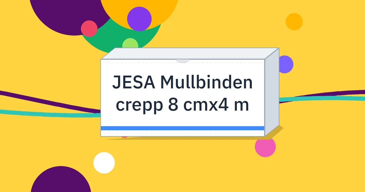 Symbolbild: Packung mit der Aufschrift JESA Mullbinden crepp 8 cmx4 m (PZN 11152902) – Verfügbarkeit und Bezug in Apotheken in Frankfurt am Main