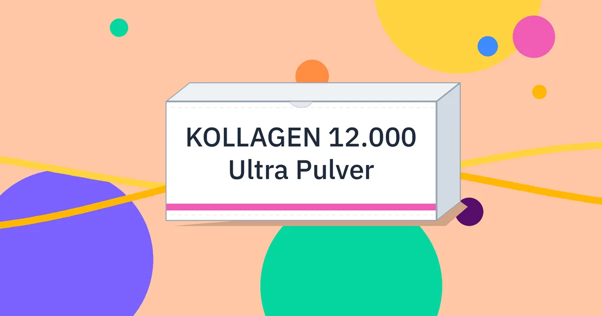 Symbolbild: Packung mit der Aufschrift KOLLAGEN 12.000 Ultra Pulver (PZN 19363811) – Verfügbarkeit und Bezug in Apotheken in Frankfurt am Main