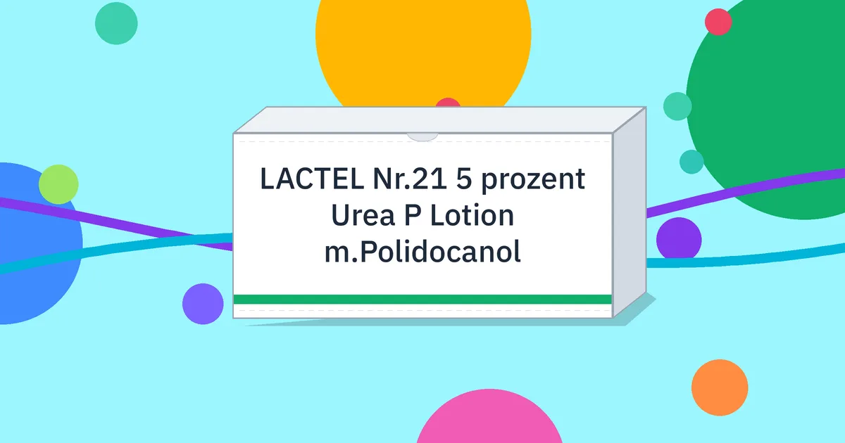 Symbolbild: Packung mit der Aufschrift LACTEL Nr.21 5 prozent Urea P Lotion m.Polidocanol (PZN 00768037) – Verfügbarkeit und Bezug in Apotheken in Frankfurt am Main