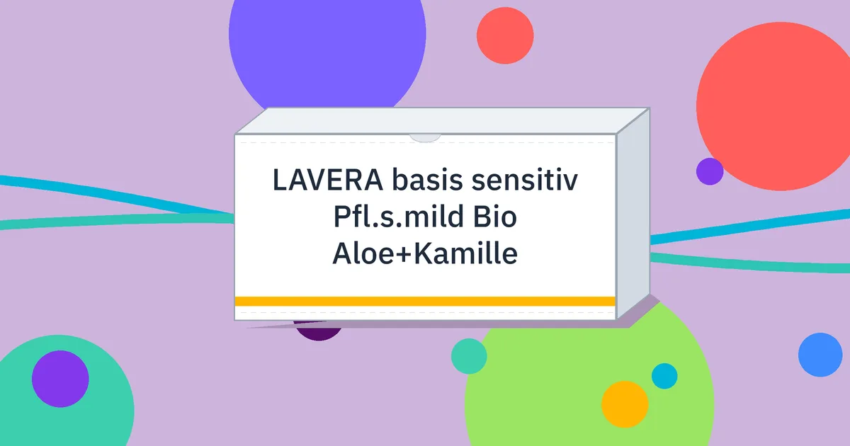 Symbolbild: Packung mit der Aufschrift LAVERA basis sensitiv Pfl.s.mild Bio Aloe+Kamille (PZN 16201350) – Verfügbarkeit und Bezug in Apotheken in Frankfurt am Main