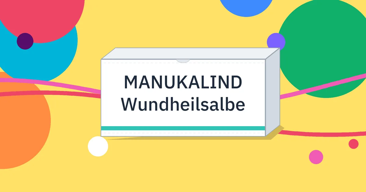 Symbolbild: Packung mit der Aufschrift MANUKALIND Wundheilsalbe (PZN 17572657) – Verfügbarkeit und Bezug in Apotheken in Frankfurt am Main
