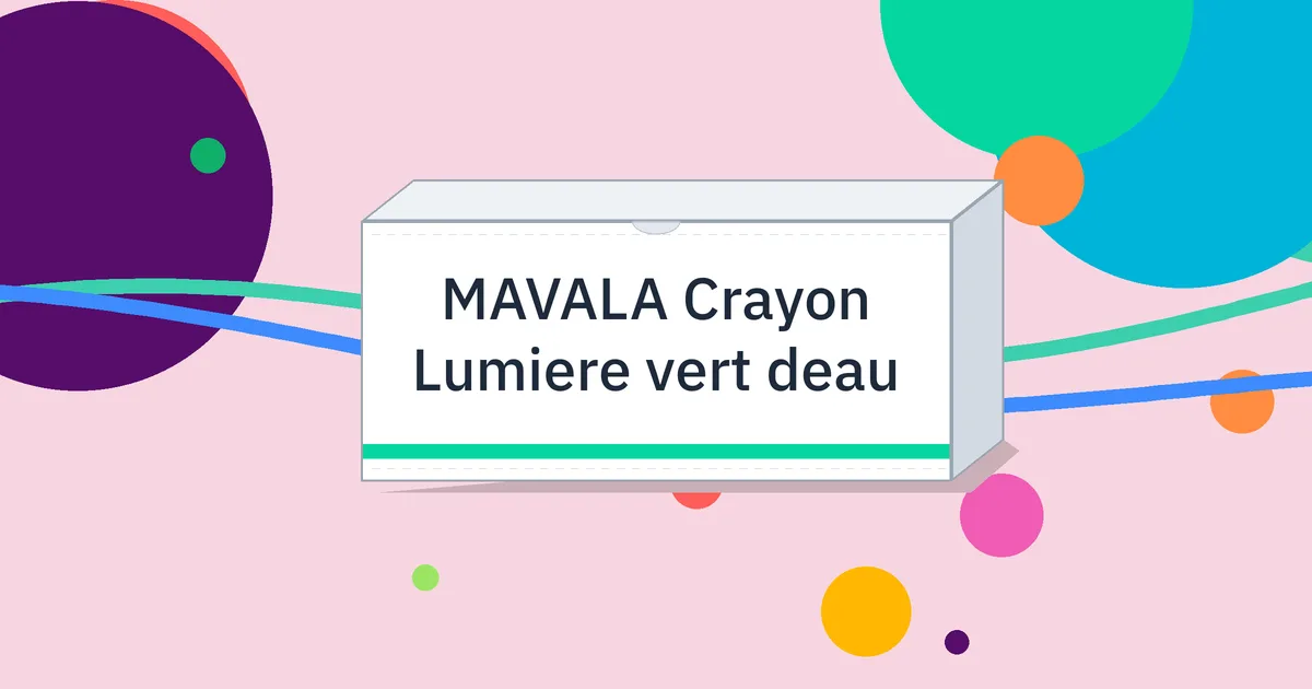 Symbolbild: Packung mit der Aufschrift MAVALA Crayon Lumiere vert deau (PZN 20694045) – Verfügbarkeit und Bezug in Apotheken in Frankfurt am Main