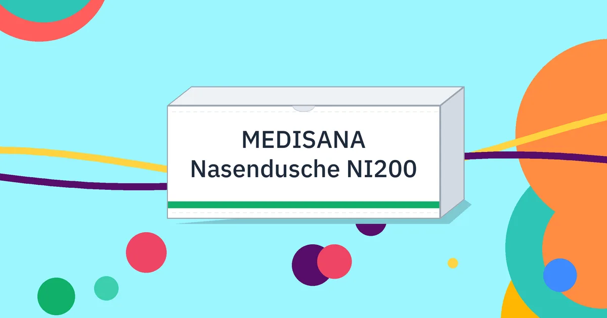 Symbolbild: Packung mit der Aufschrift MEDISANA Nasendusche NI200 (PZN 20902354) – Verfügbarkeit und Bezug in Apotheken in Frankfurt am Main