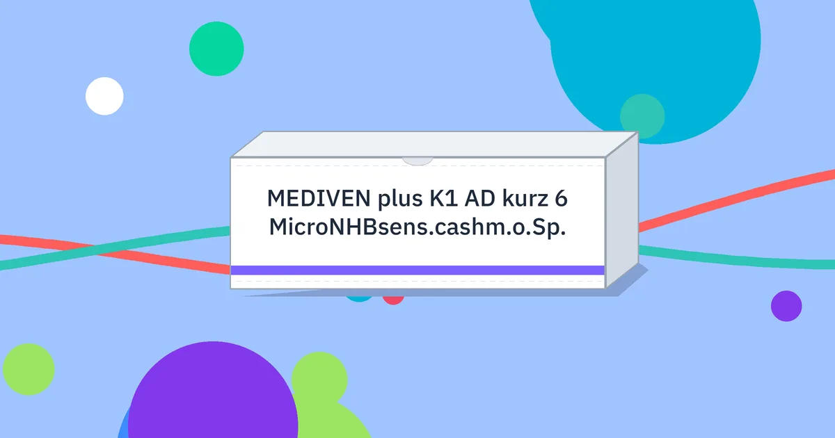 Symbolbild: Packung mit der Aufschrift MEDIVEN plus K1 AD kurz 6 MicroNHBsens.cashm.o.Sp. (PZN 15906522) – Verfügbarkeit und Bezug in Apotheken in Frankfurt am Main