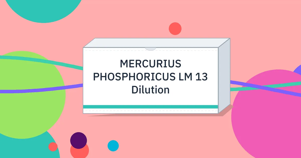 Symbolbild: Packung mit der Aufschrift MERCURIUS PHOSPHORICUS LM 13 Dilution (PZN 12952711) – Verfügbarkeit und Bezug in Apotheken in Frankfurt am Main