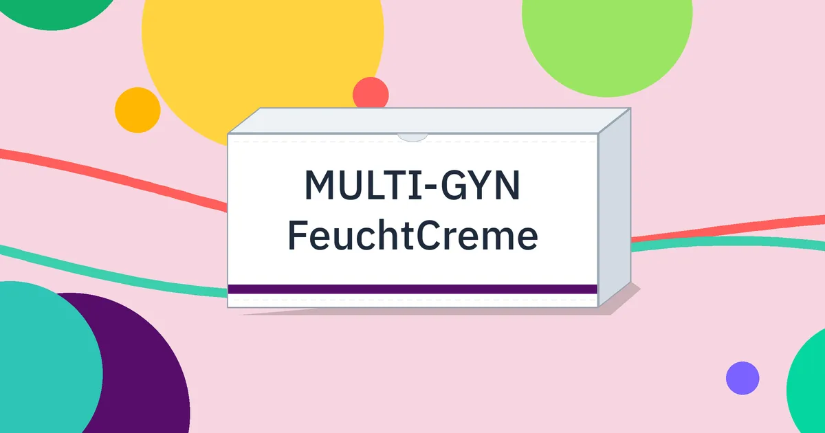 Symbolbild: Packung mit der Aufschrift MULTI-GYN FeuchtCreme (PZN 19800074) – Verfügbarkeit und Bezug in Apotheken in Frankfurt am Main