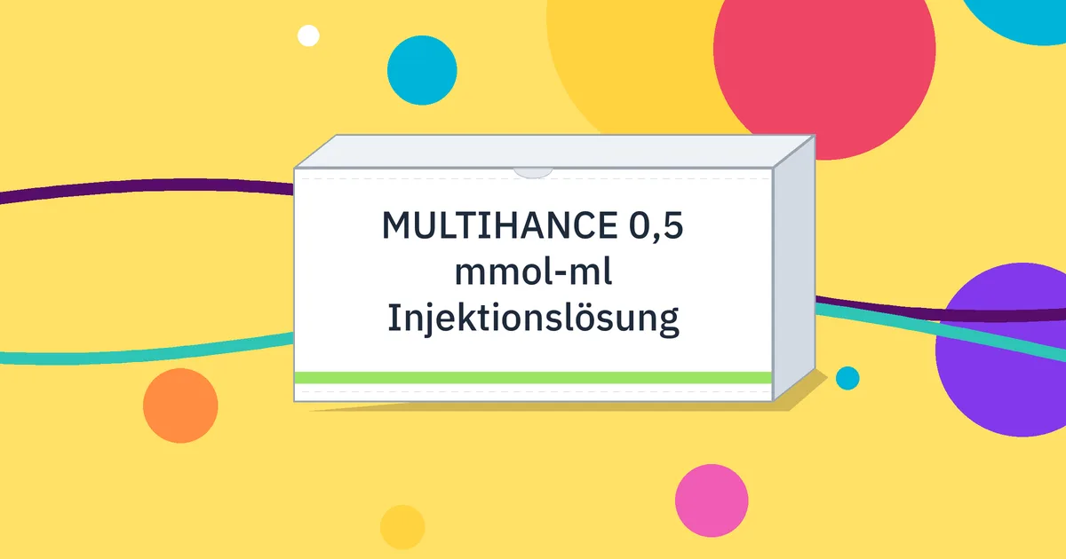 Symbolbild: Packung mit der Aufschrift MULTIHANCE 0,5 mmol-ml Injektionslösung (PZN 03062817) – Verfügbarkeit und Bezug in Apotheken in Frankfurt am Main