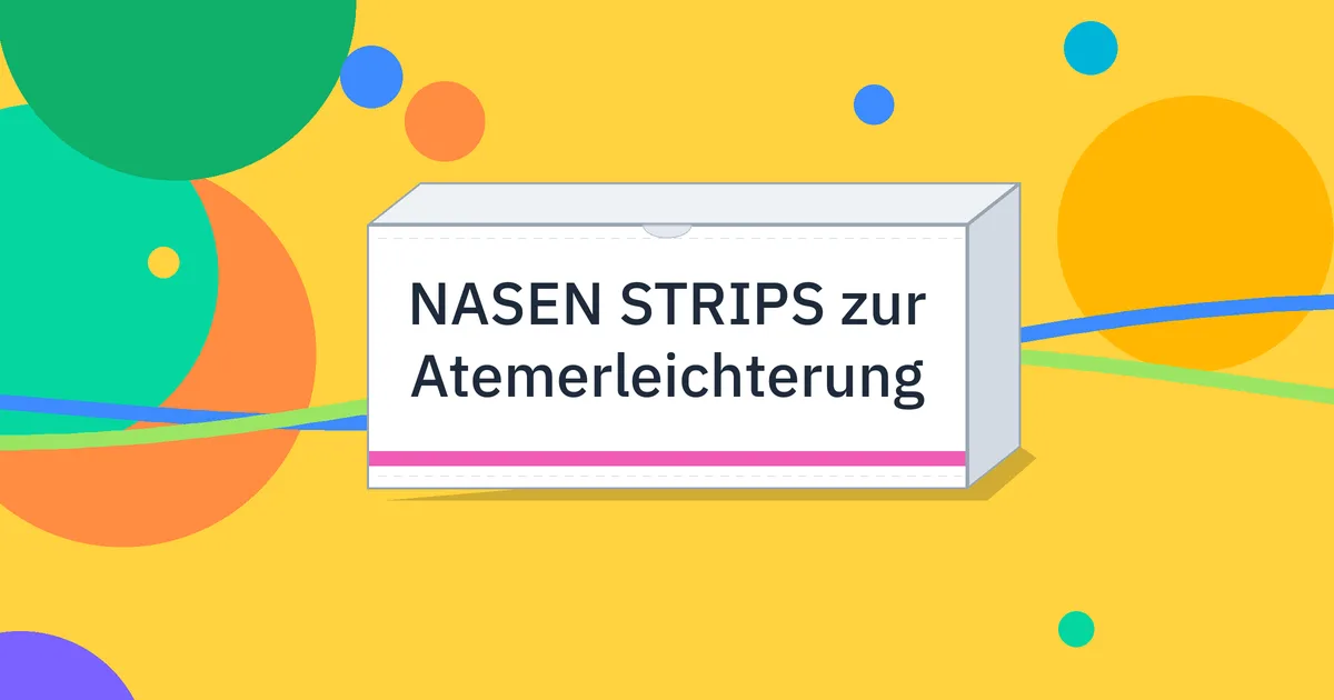 Symbolbild: Packung mit der Aufschrift NASEN STRIPS zur Atemerleichterung (PZN 20160533) – Verfügbarkeit und Bezug in Apotheken in Frankfurt am Main