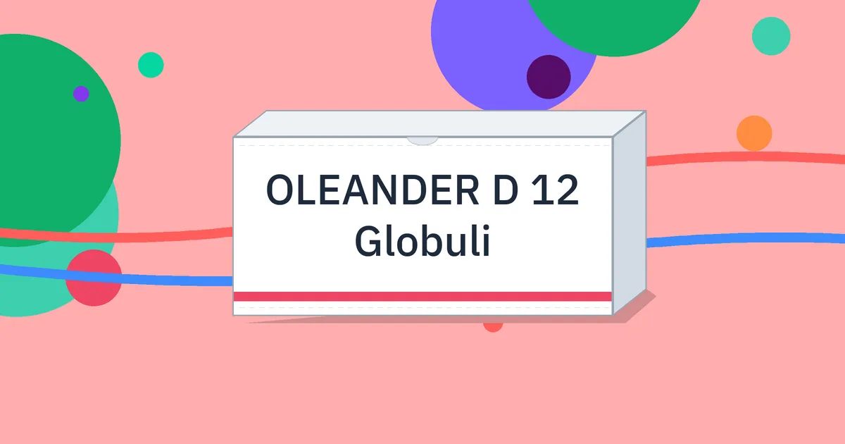 Symbolbild: Packung mit der Aufschrift OLEANDER D 12 Globuli (PZN 04230151) – Verfügbarkeit und Bezug in Apotheken in Frankfurt am Main