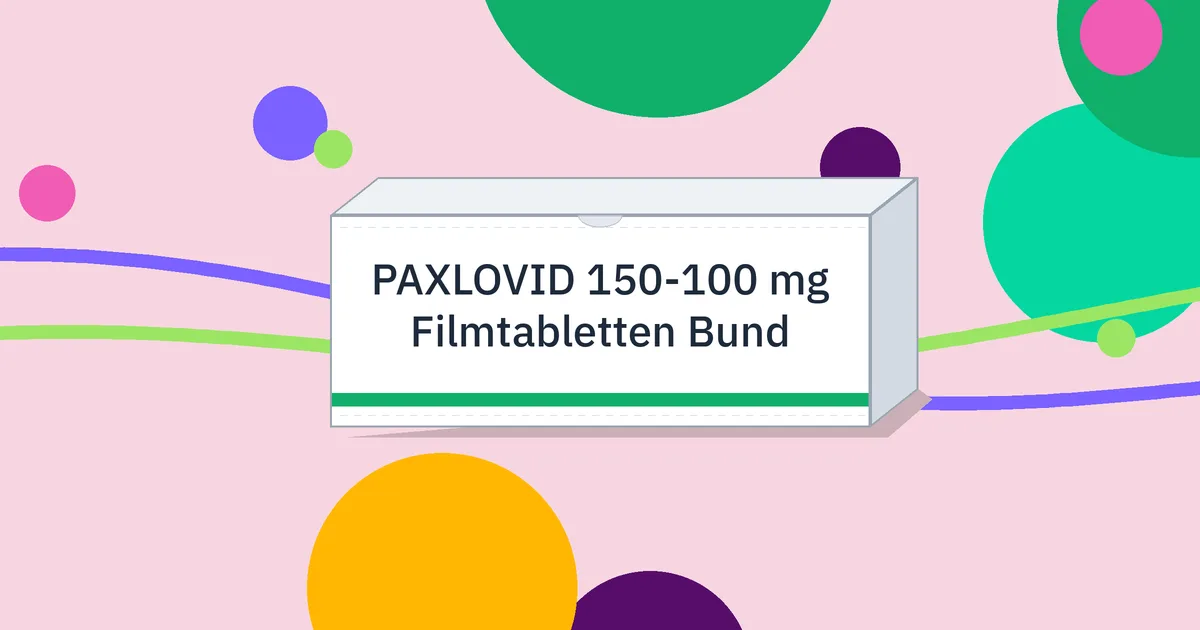 Symbolbild: Packung mit der Aufschrift PAXLOVID 150-100 mg Filmtabletten Bund (PZN 17977087) – Verfügbarkeit und Bezug in Apotheken in Frankfurt am Main