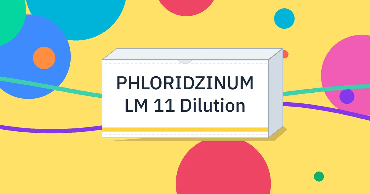 Symbolbild: Packung mit der Aufschrift PHLORIDZINUM LM 11 Dilution (PZN 13639241) – Verfügbarkeit und Bezug in Apotheken in Frankfurt am Main