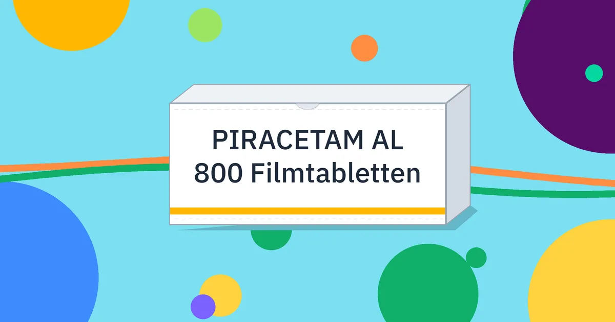Symbolbild: Packung mit der Aufschrift PIRACETAM AL 800 Filmtabletten (PZN 07569714) – Verfügbarkeit und Bezug in Apotheken in Frankfurt am Main