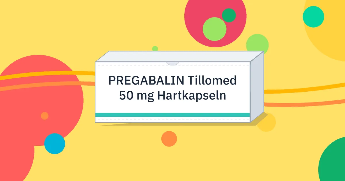 Symbolbild: Packung mit der Aufschrift PREGABALIN Tillomed 50 mg Hartkapseln (PZN 15200561) – Verfügbarkeit und Bezug in Apotheken in Frankfurt am Main