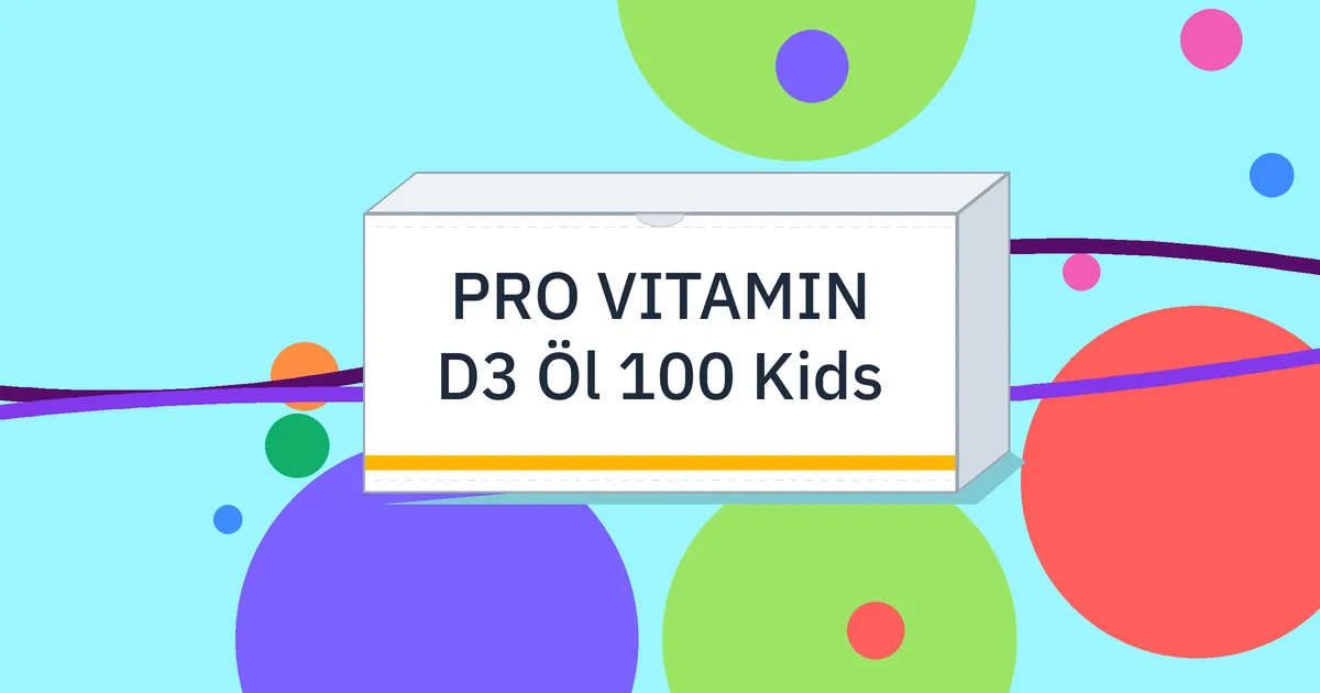 Symbolbild: Packung mit der Aufschrift PRO VITAMIN D3 Öl 100 Kids (PZN 18672757) – Verfügbarkeit und Bezug in Apotheken in Frankfurt am Main