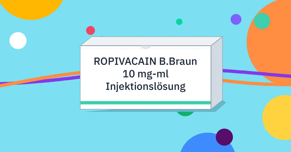 Symbolbild: Packung mit der Aufschrift ROPIVACAIN B.Braun 10 mg-ml Injektionslösung (PZN 08812677) – Verfügbarkeit und Bezug in Apotheken in Frankfurt am Main