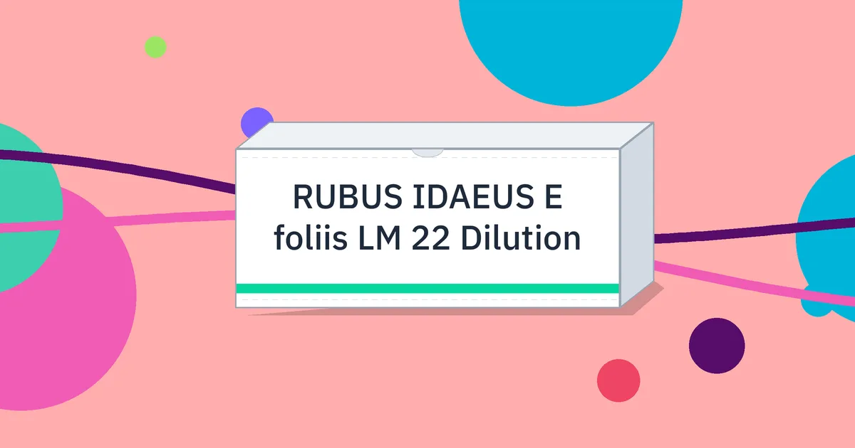 Symbolbild: Packung mit der Aufschrift RUBUS IDAEUS E foliis LM 22 Dilution (PZN 13681881) – Verfügbarkeit und Bezug in Apotheken in Frankfurt am Main