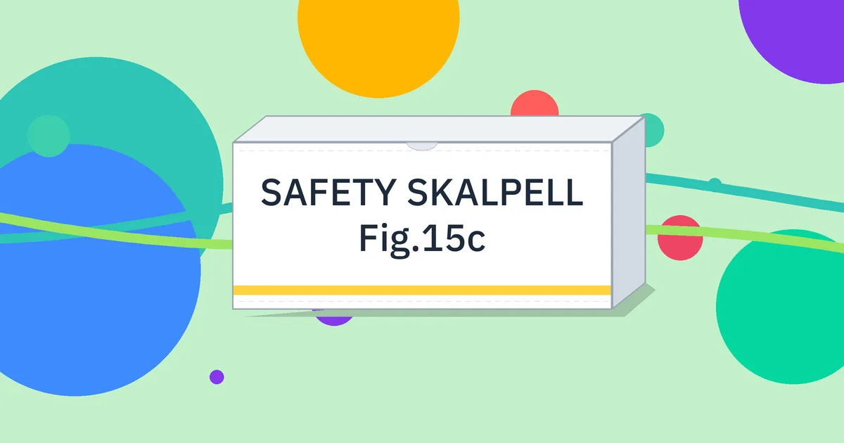 Symbolbild: Packung mit der Aufschrift SAFETY SKALPELL Fig.15c (PZN 07330189) – Verfügbarkeit und Bezug in Apotheken in Frankfurt am Main
