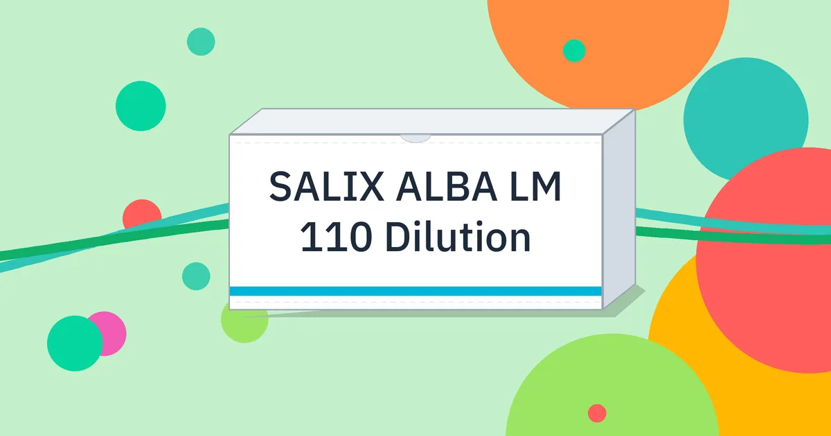 Symbolbild: Packung mit der Aufschrift SALIX ALBA LM 110 Dilution (PZN 13177958) – Verfügbarkeit und Bezug in Apotheken in Frankfurt am Main