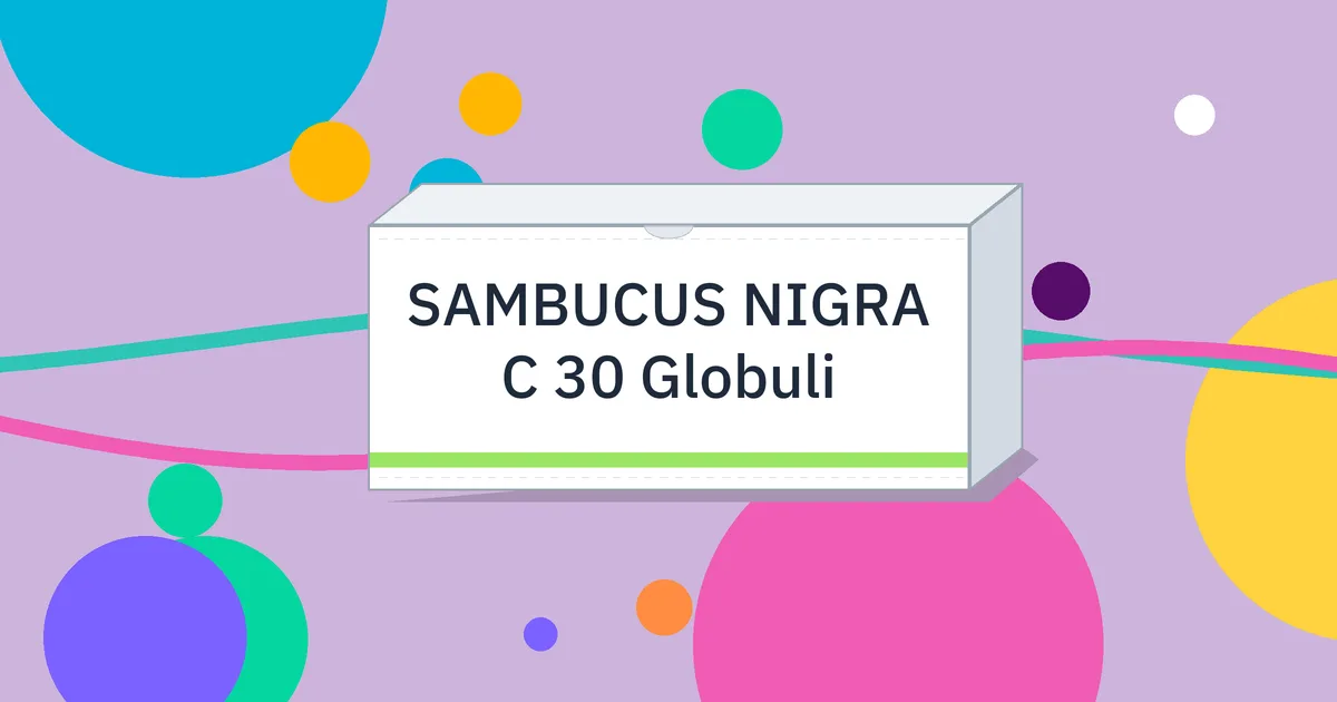 Symbolbild: Packung mit der Aufschrift SAMBUCUS NIGRA C 30 Globuli (PZN 15330329) – Verfügbarkeit und Bezug in Apotheken in Frankfurt am Main