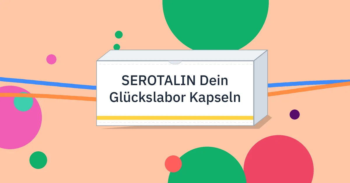 Symbolbild: Packung mit der Aufschrift SEROTALIN Dein Glückslabor Kapseln (PZN 17302834) – Verfügbarkeit und Bezug in Apotheken in Frankfurt am Main