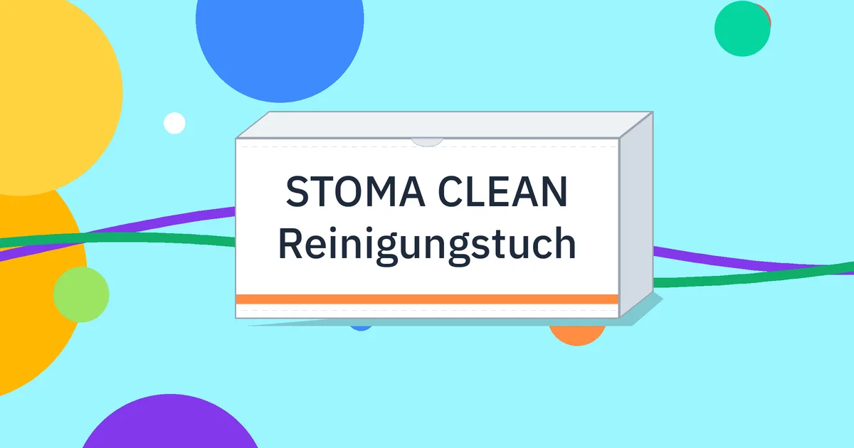 Symbolbild: Packung mit der Aufschrift STOMA CLEAN Reinigungstuch (PZN 00996637) – Verfügbarkeit und Bezug in Apotheken in Frankfurt am Main