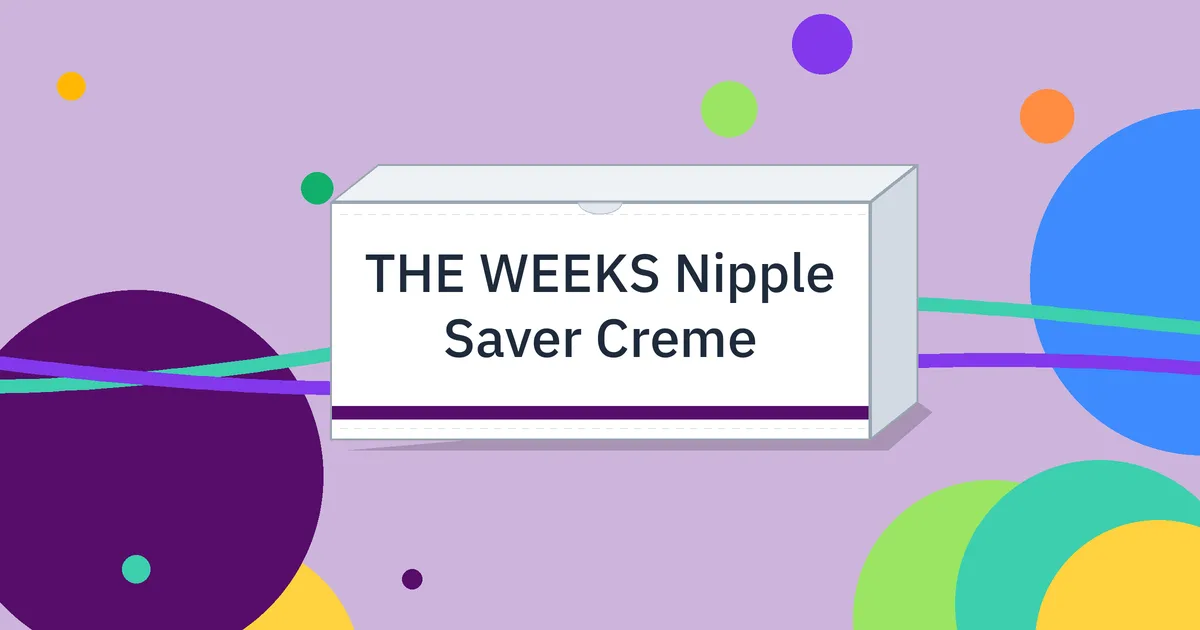 Symbolbild: Packung mit der Aufschrift THE WEEKS Nipple Saver Creme (PZN 18798866) – Verfügbarkeit und Bezug in Apotheken in Frankfurt am Main
